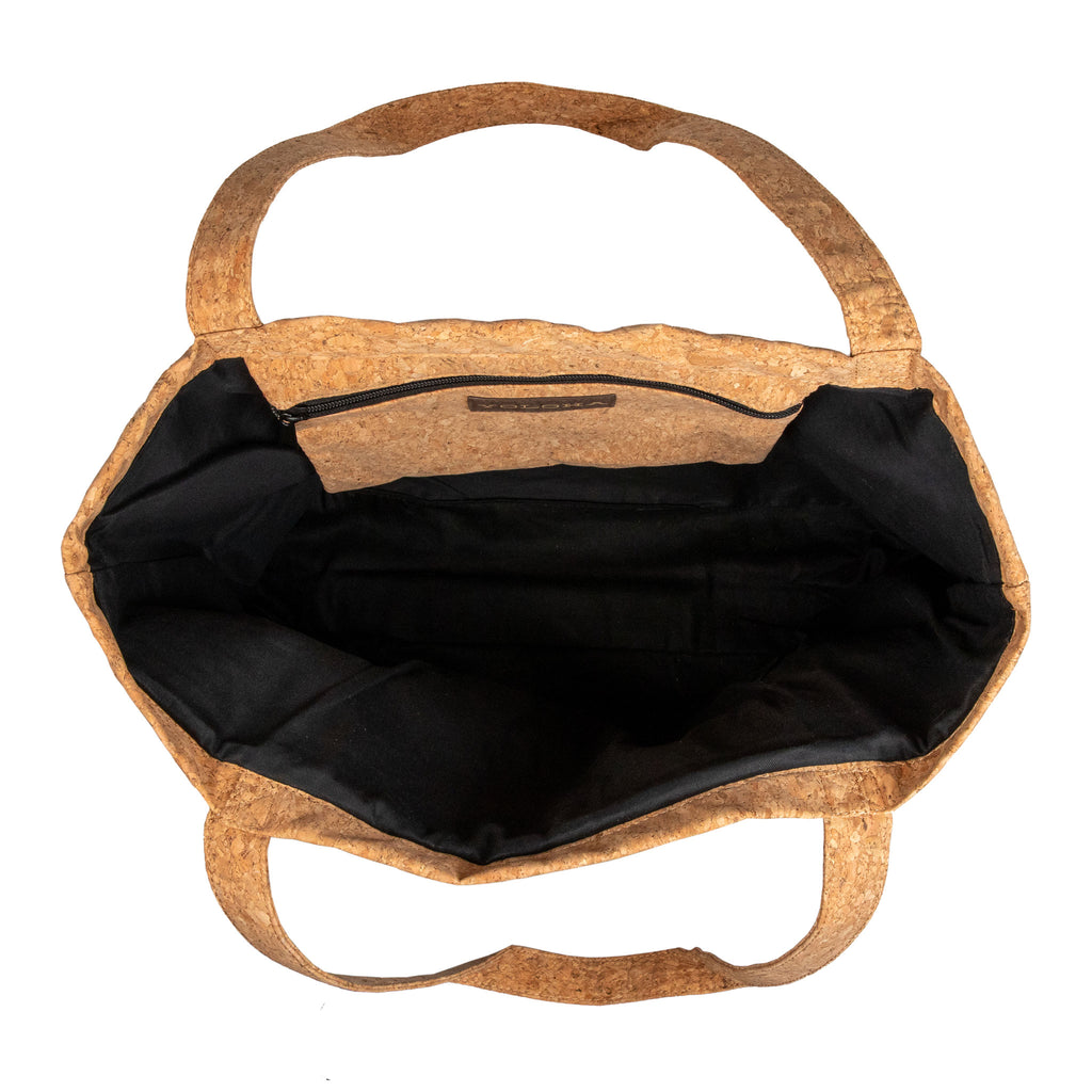The Best Natural Cork Tote Bag with Yoga Mat Holder – Yoloha Yoga
