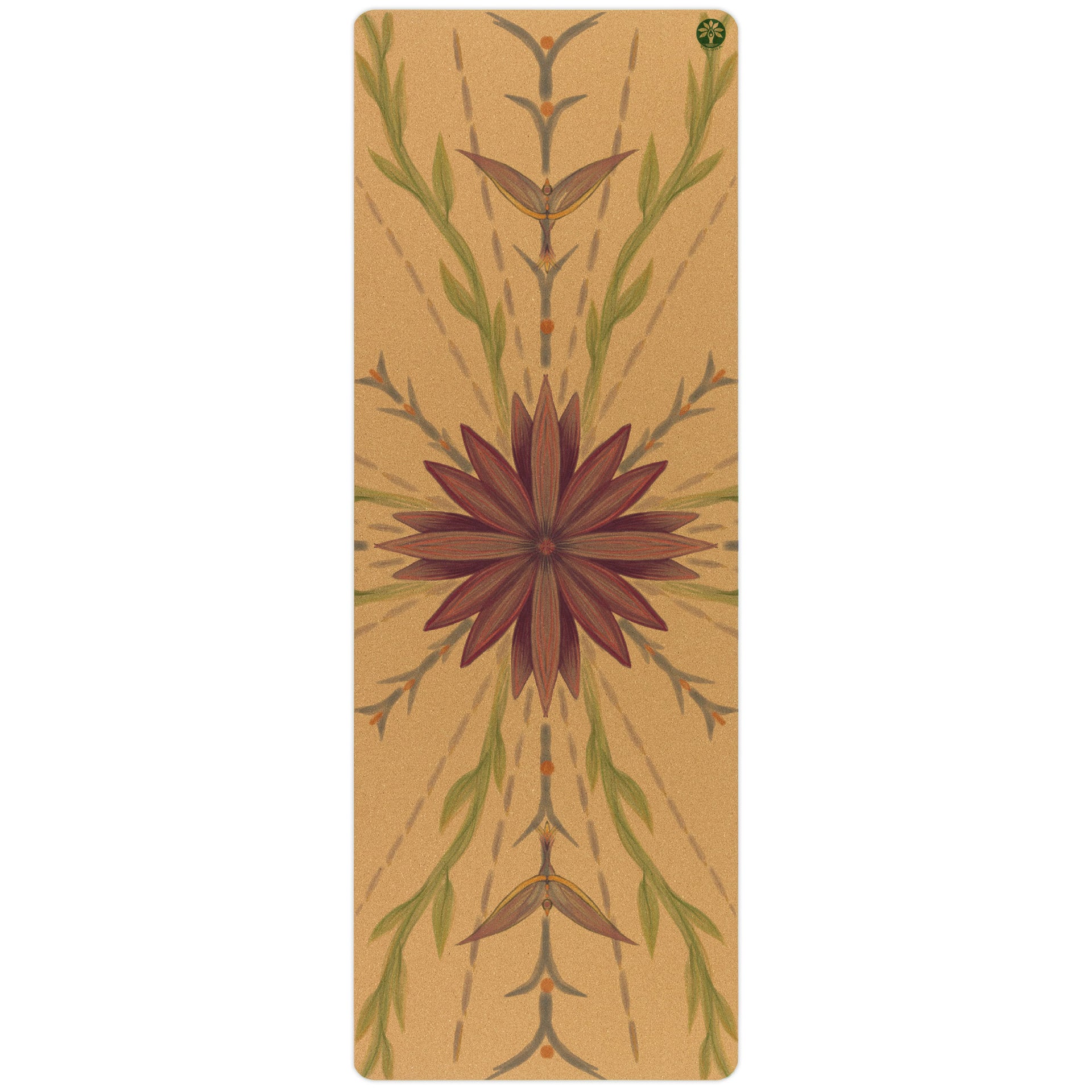 Flight Home Printed Unity Pro Cork Yoga Mat - Unique Artist Design ...