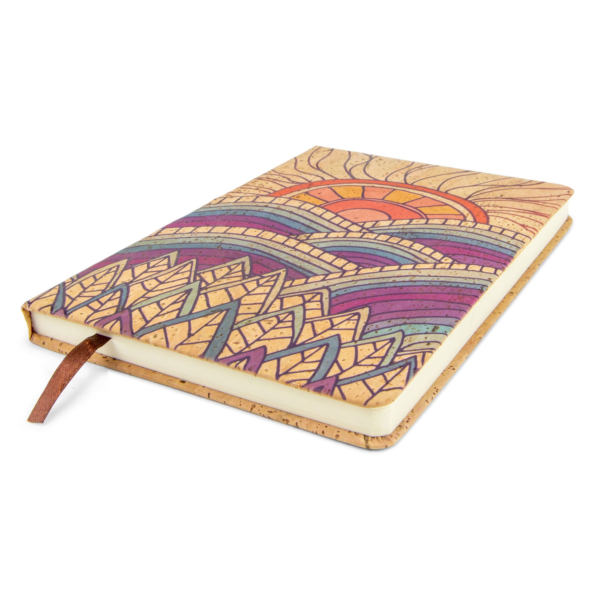 Eco-Friendly Cork Journal Book with Unique Mountain Artist Design ...