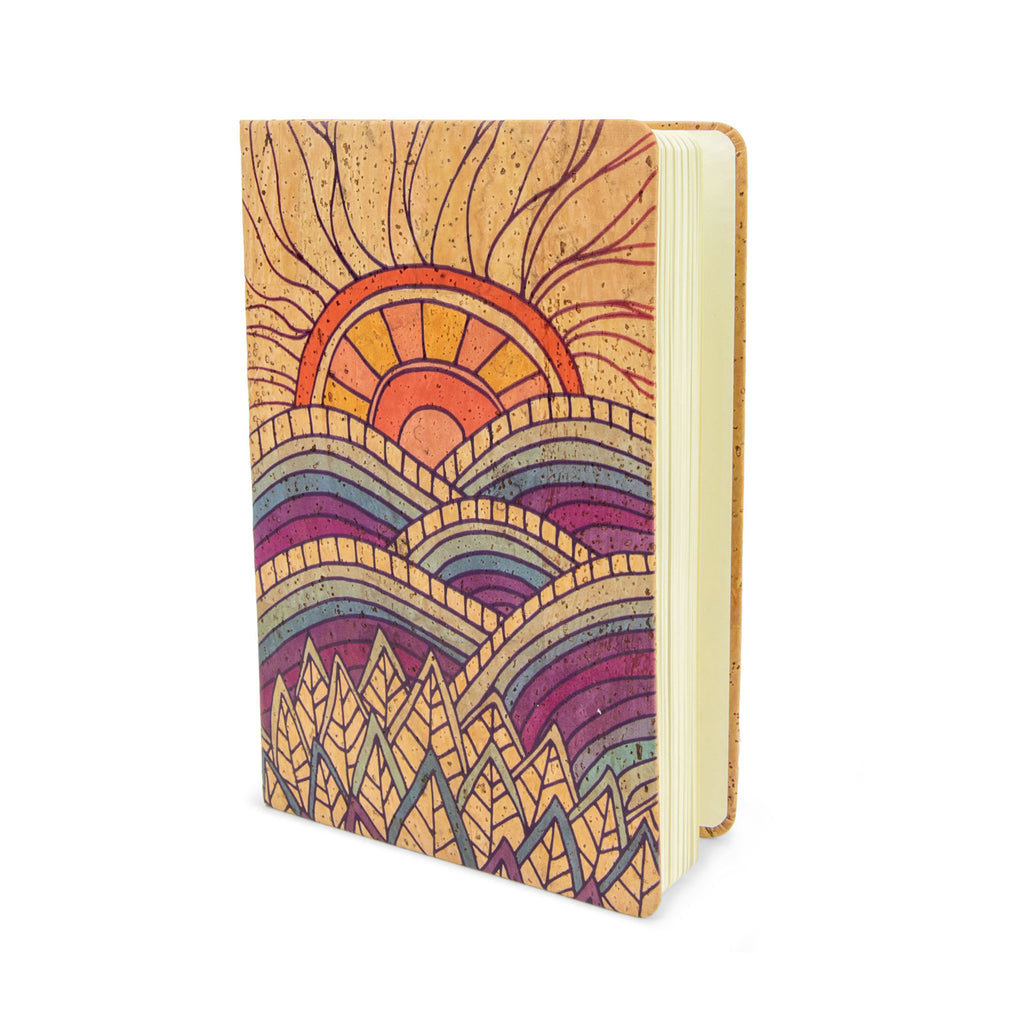Eco-Friendly Cork Journal Book with Unique Mountain Artist Design ...